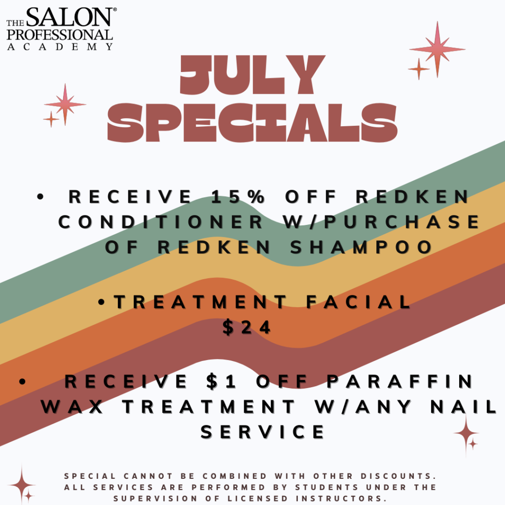 July Monthly Specials - TSPA Nampa